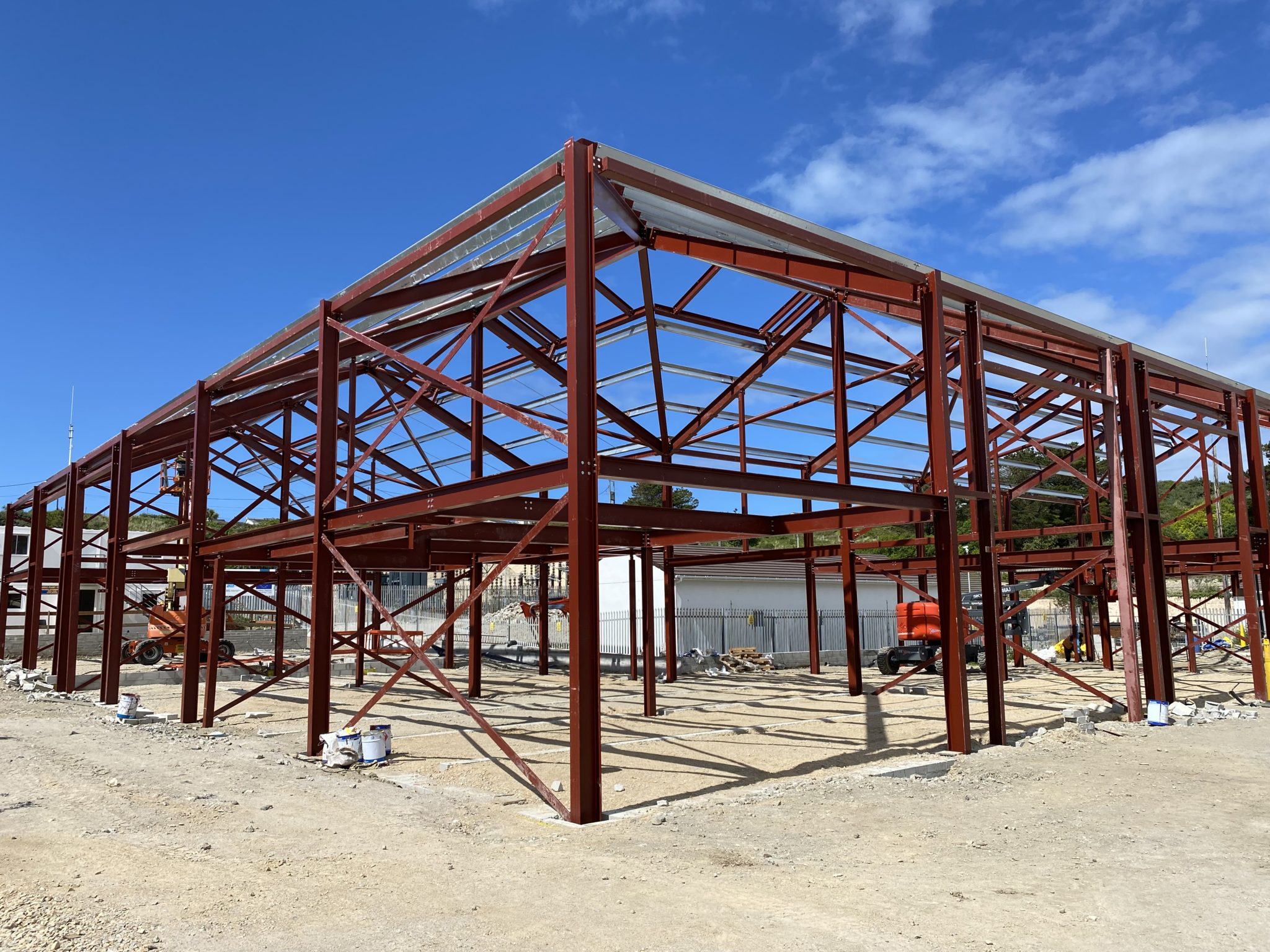 Steel Frame is up! - MBA Consulting